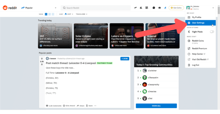 How to Delete Your Reddit Account in Less Than A Minute - Game Quitters